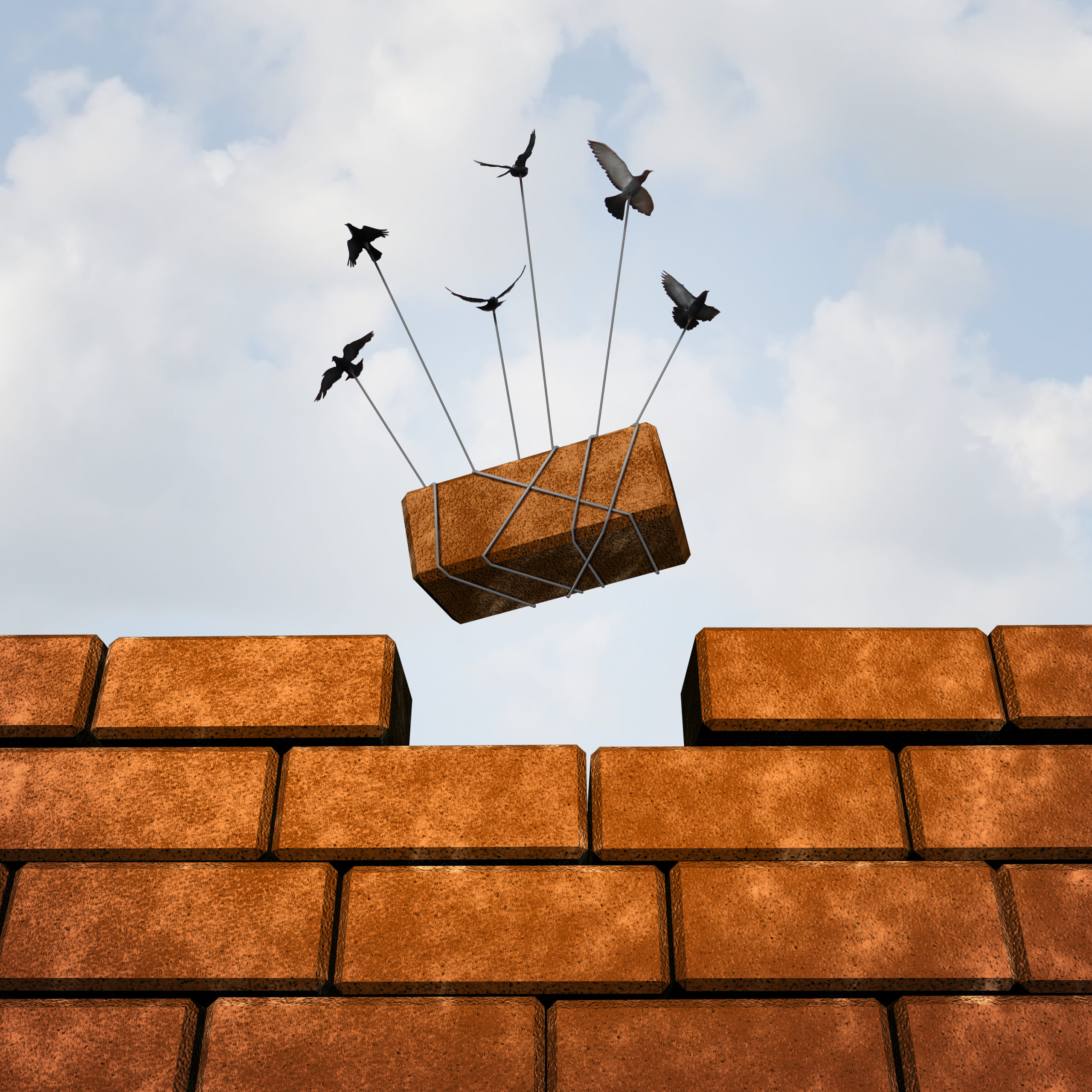 Build,A,Wall,Business,Concept,Or,Removing,An,Obstacle,As – HQ Magazine